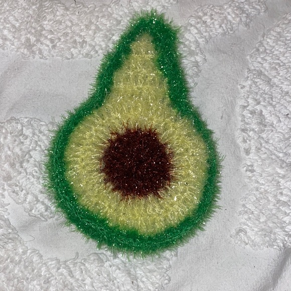 Kitchen | Dish Scrubby Avocado Design Crocheted Scrubber | Poshmark